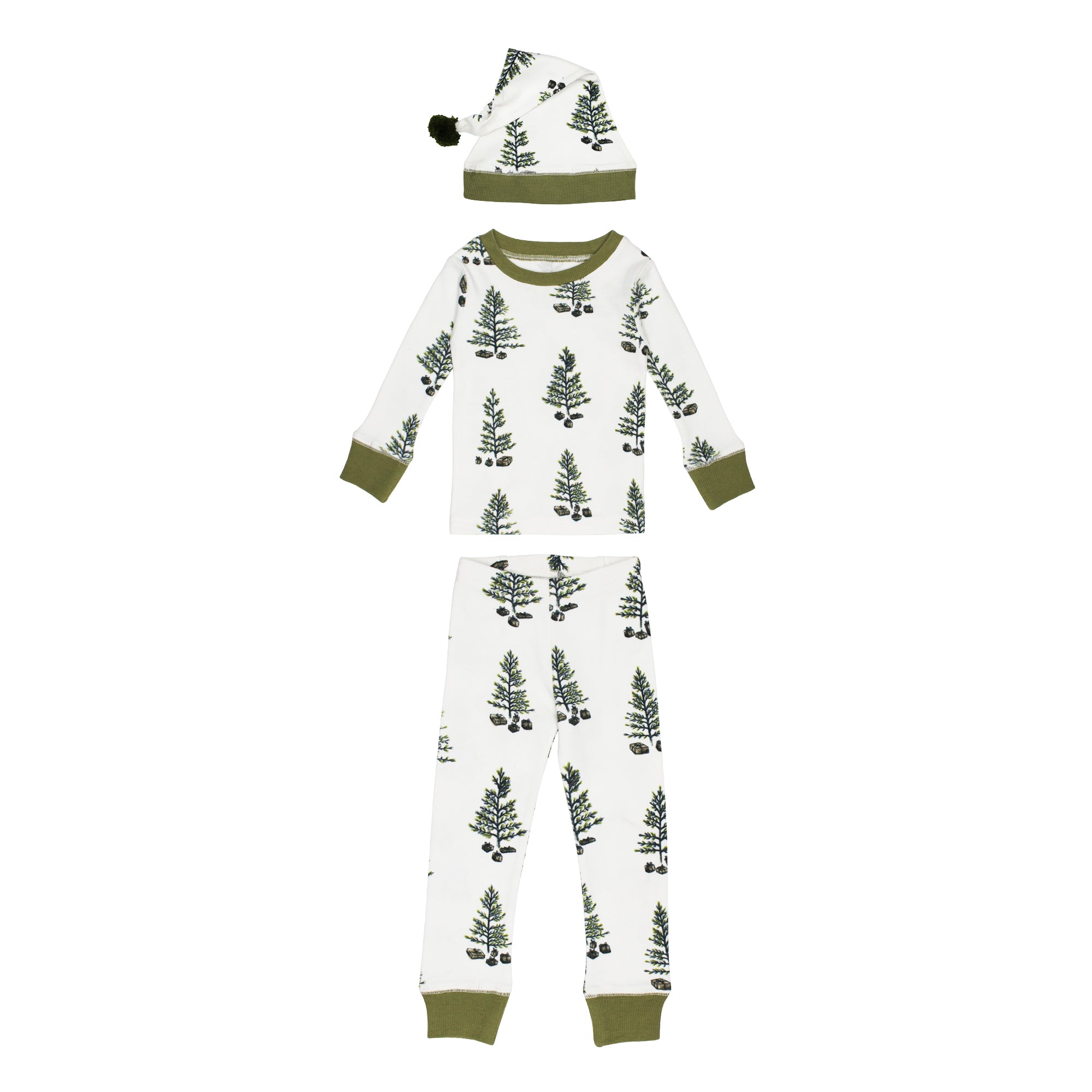 Kids' Organic Holiday PJ & Cap Set – Chotobaby