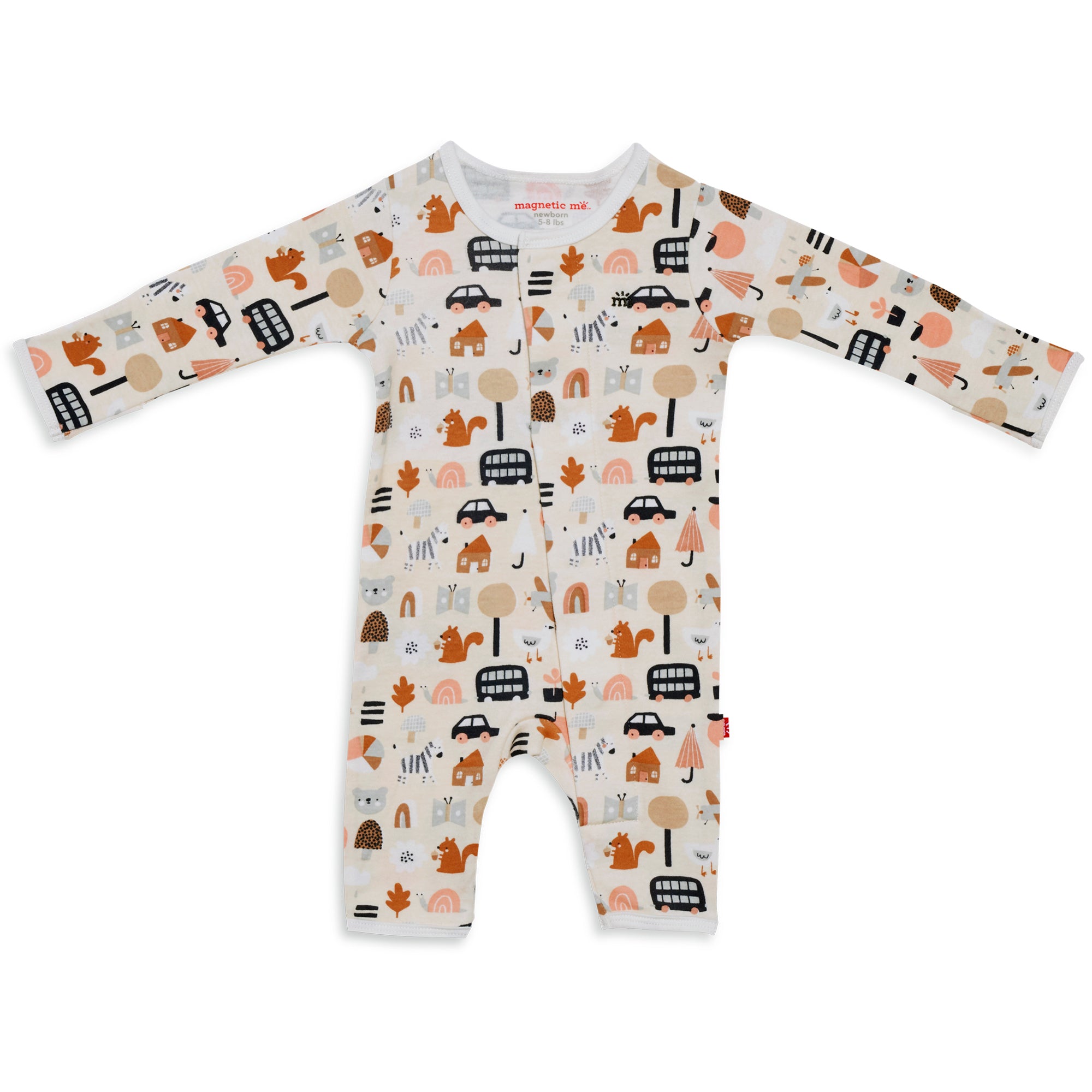 Organic Cotton Magnetic Coverall - Prints – Chotobaby